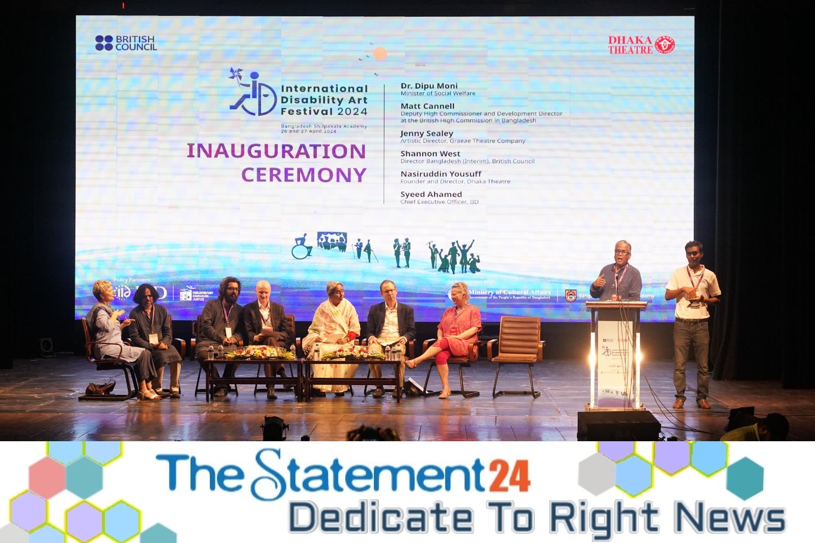 First-ever International Disability Art Festival in Bangladesh begins ...