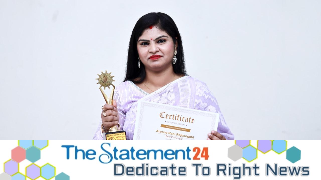 Arpona Rani Rajbongshi gets Sher-e-Bangla Golden Award - TheStatement24