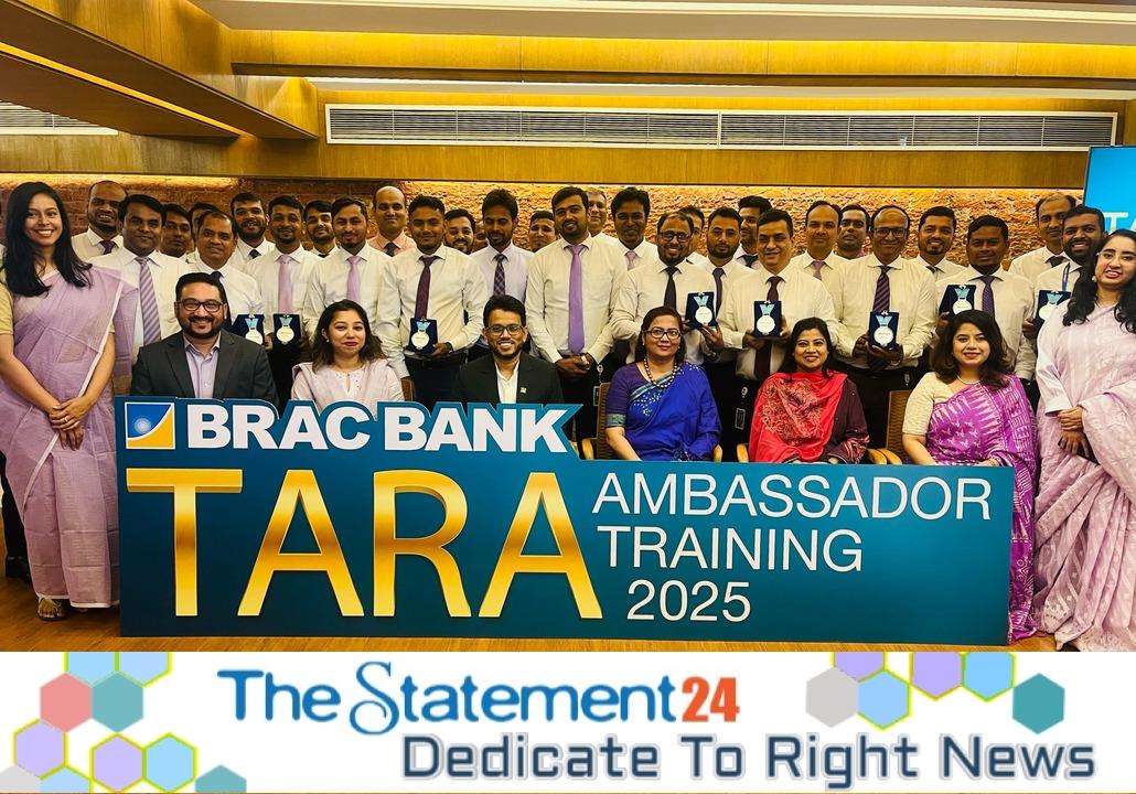 BRAC Bank trains 40 male business frontliners as TARA Ambassadors - TheStatement24